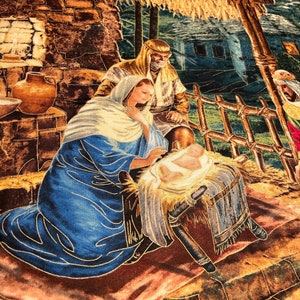 Nativity Fabric Panel, Liz Goodrick Dillon for Quilting Treasures ...