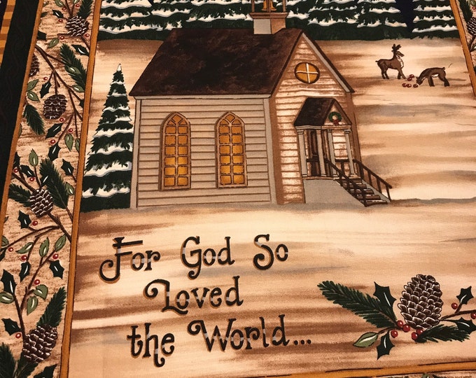 Timeless Treasures Blooming Forest Fabric Panel, Cotton, 23 X 44 ...