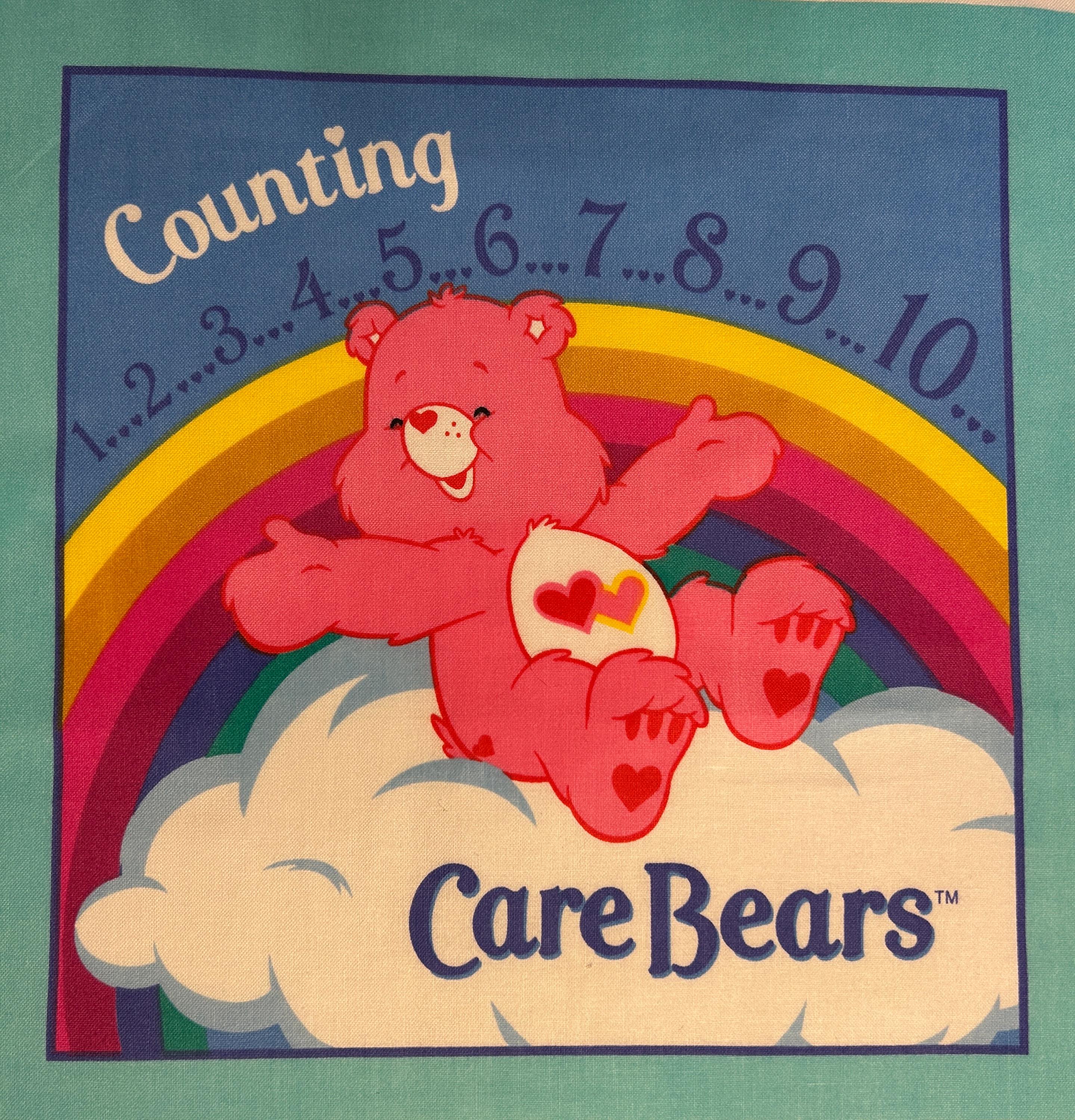 CARE BEARS COUNTING Book Fabric Panel, Cut & Sew Rare, 2007 - Etsy