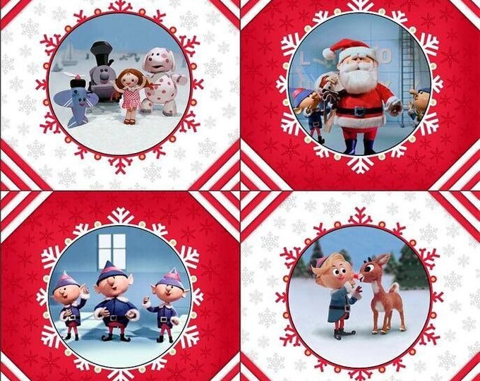 Quilting Treasures Rudolph the Red Nosed Reindeer Christmas Fabric ...
