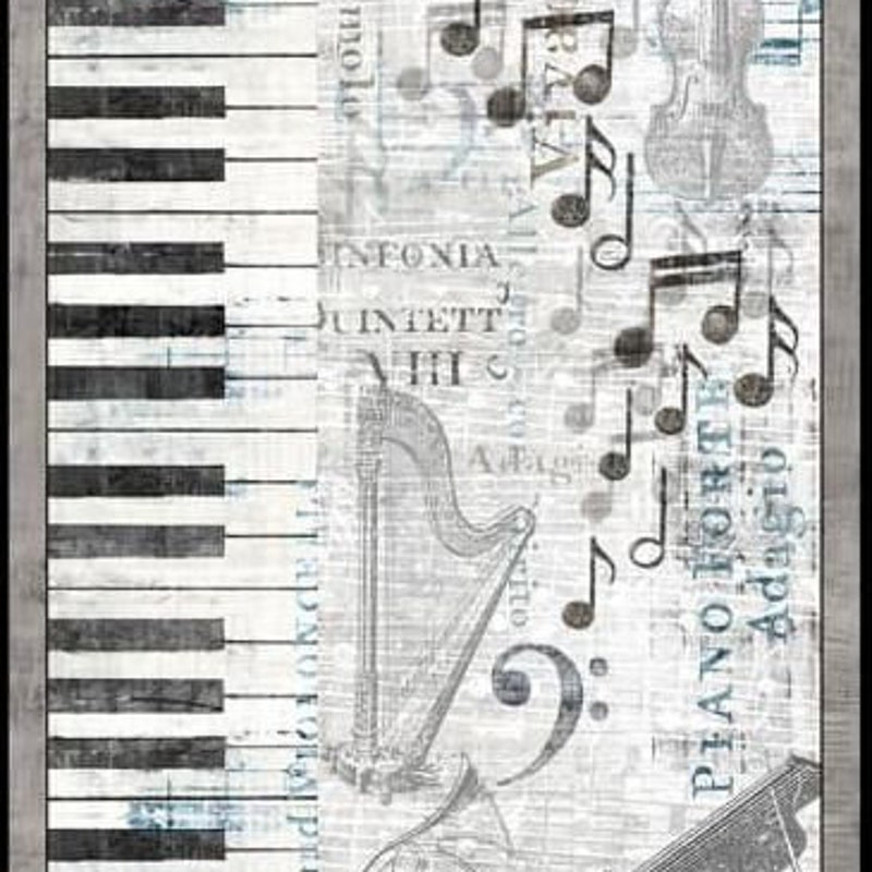 Music Fabric - Etsy