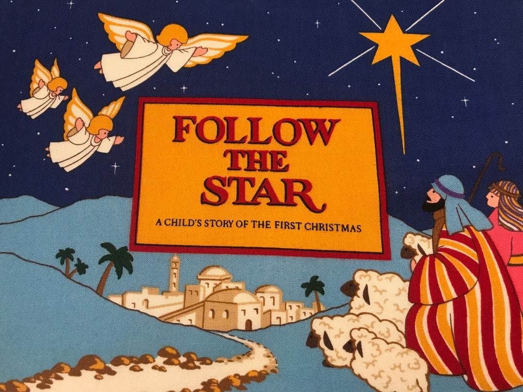 Follow the Star, Christmas Fabric Soft Book Panel by VIP, Cut & Sew ...