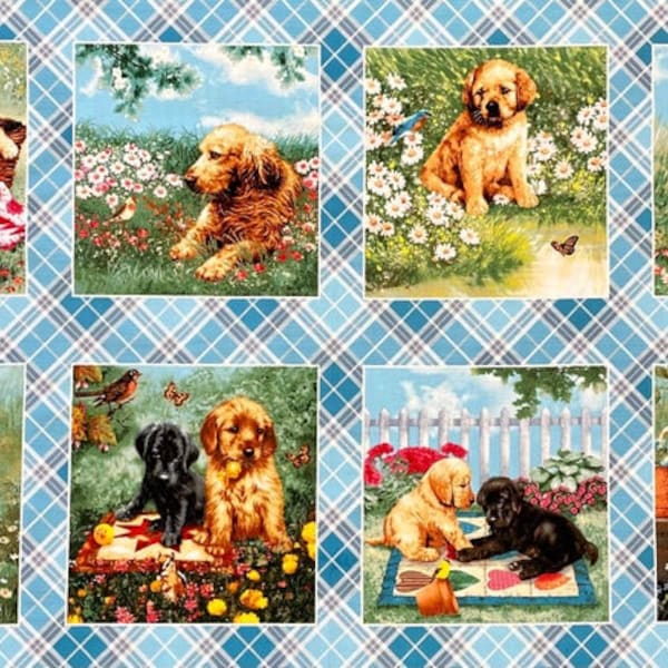 Dog Fabric Panels - Etsy