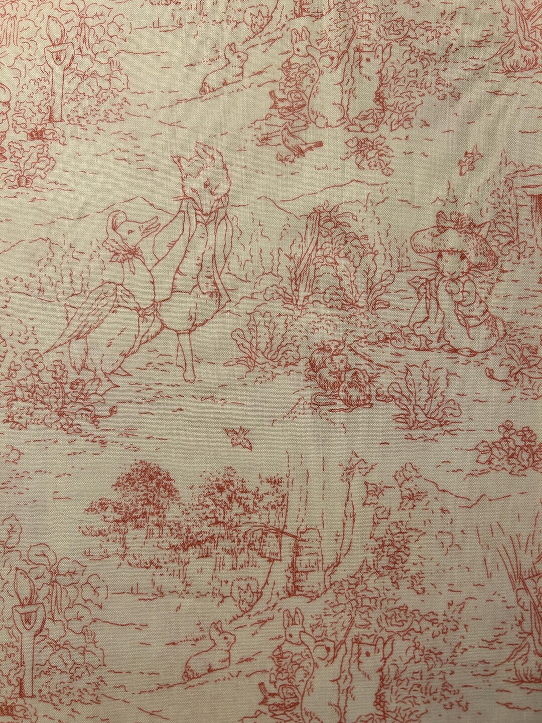 Beatrix Potter Peter Rabbit Fabric Frederick Warne & Co. for Quilting ...