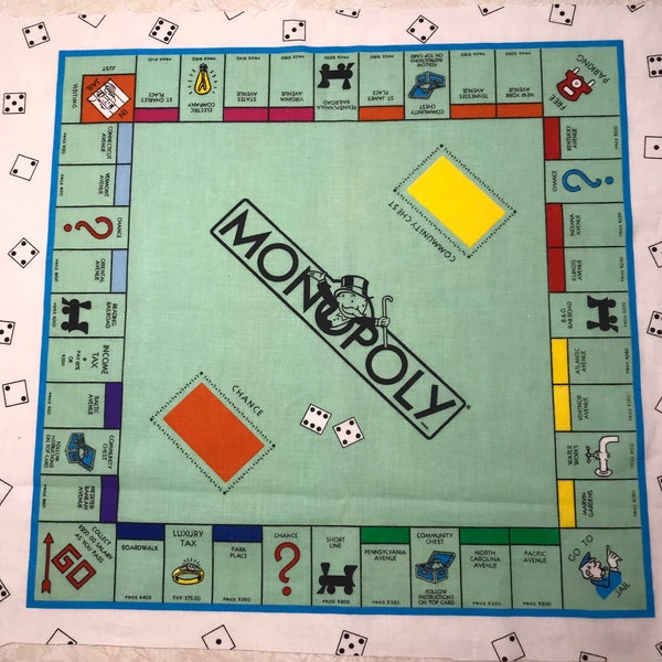 Monopoly Game Quilt - Etsy