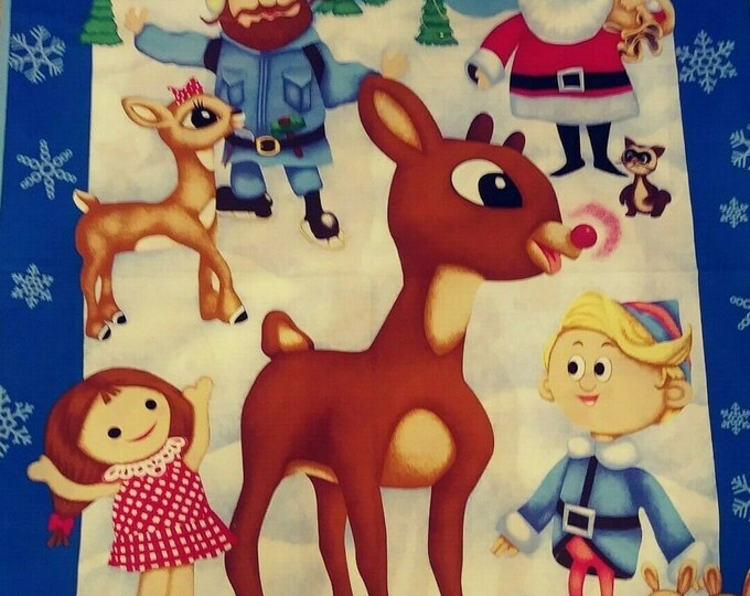 Rudolph the Red Nosed Reindeer Fabric Panels by VIP for Cranston to ...