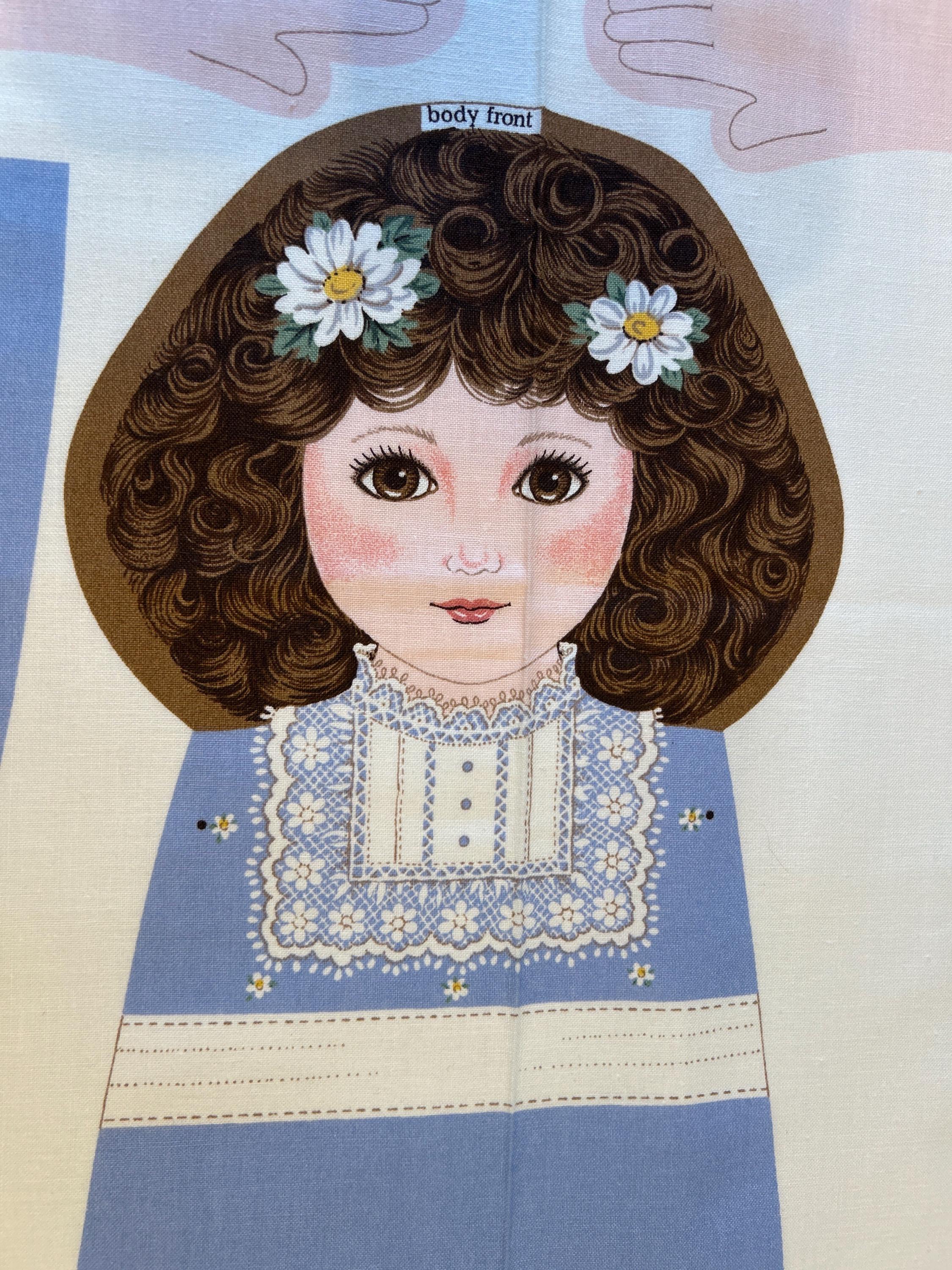 Vintage Doll "daisy" Cut & Sew Fabric Panel by VIP Cranston to Sew 23 ...