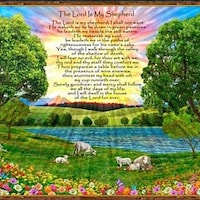 Psalm 6:2 Faith Scripture 100% Cotton Fabric Panel Block | Small ...