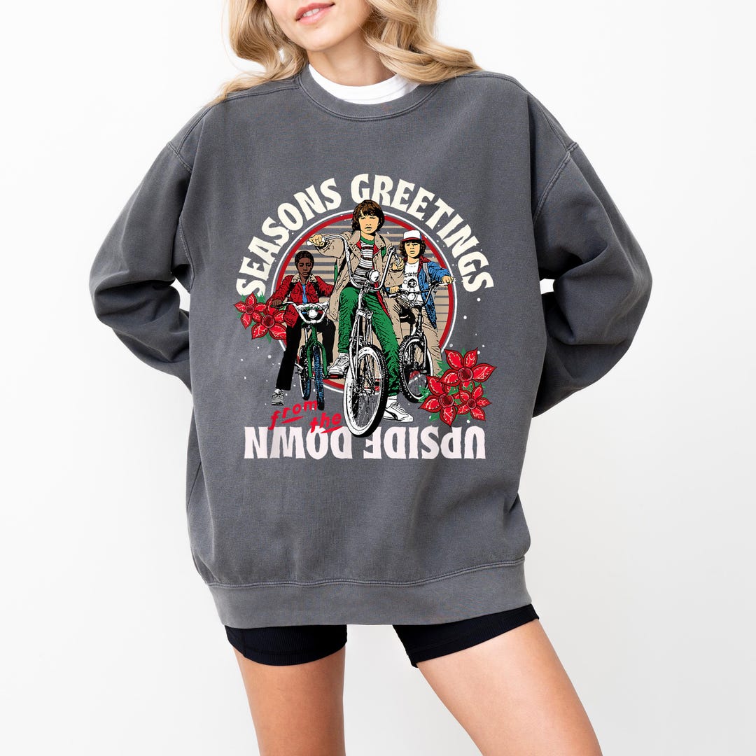 Stranger Things Christmas Greetings From the Upside Down PNG (digital ...