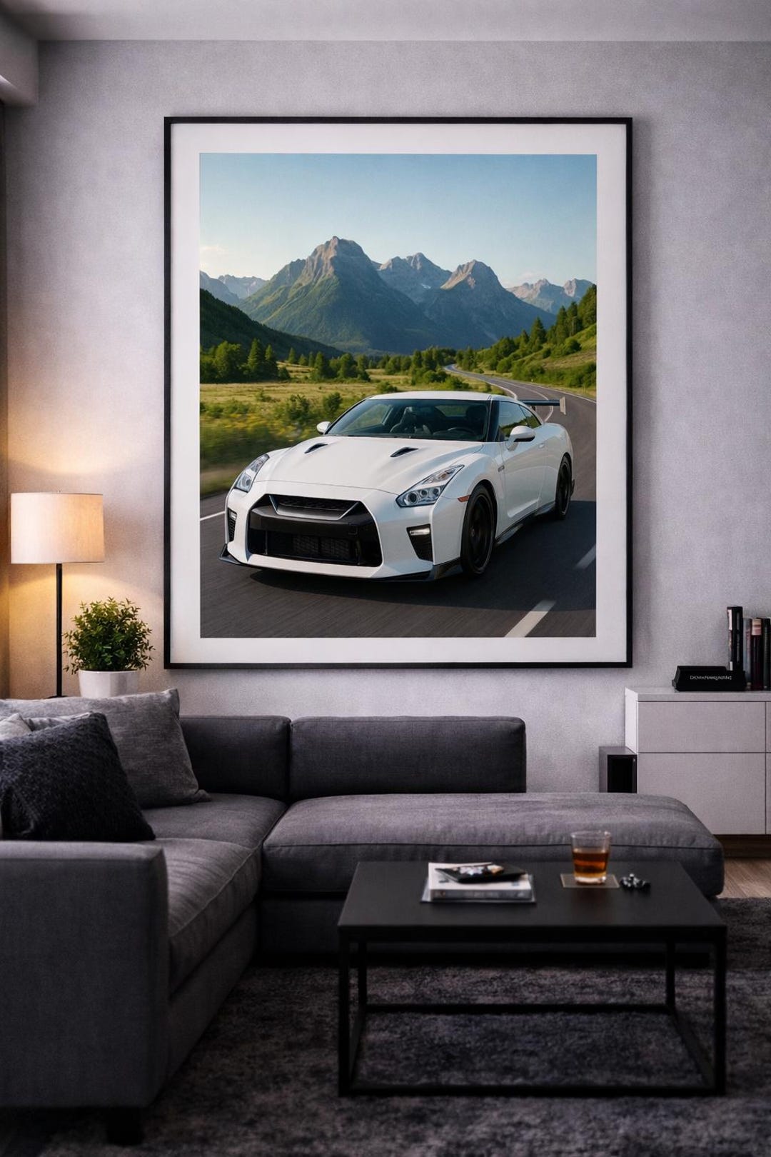 Nissan GT-R R35 Car Poster, Supercar Wall Art (digital Download) - Etsy