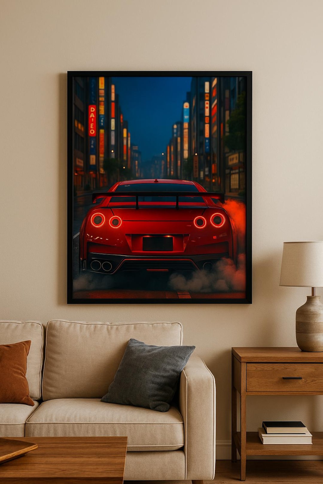 Nissan GT-R Poster, R35 , Car Poster, Wall Decor, Hyper Car Poster ...