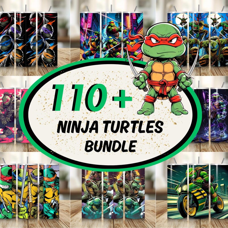 Cute Ninja Turtles Png - Etsy