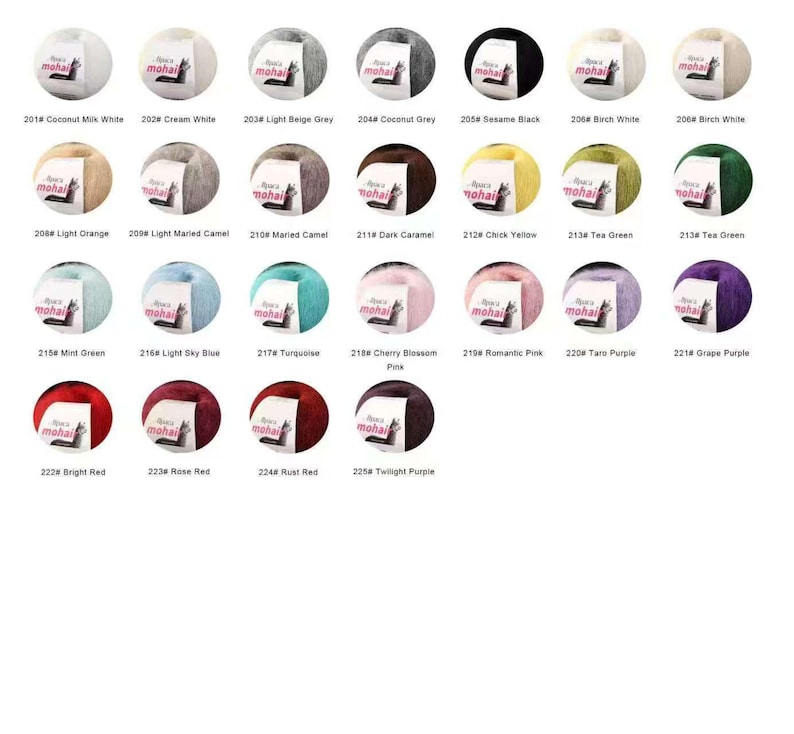 Alpaca Mohair Hand Knitting Yarn – Soft & Fluffy for Sweaters, Wraps ...