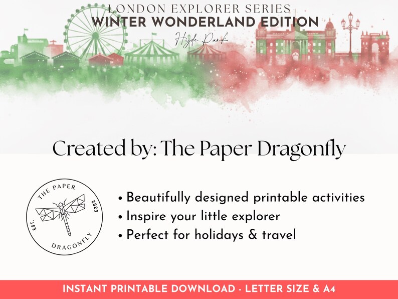 Winter Wonderland London Activity Pack | Scavenger Hunt & Word Search ...