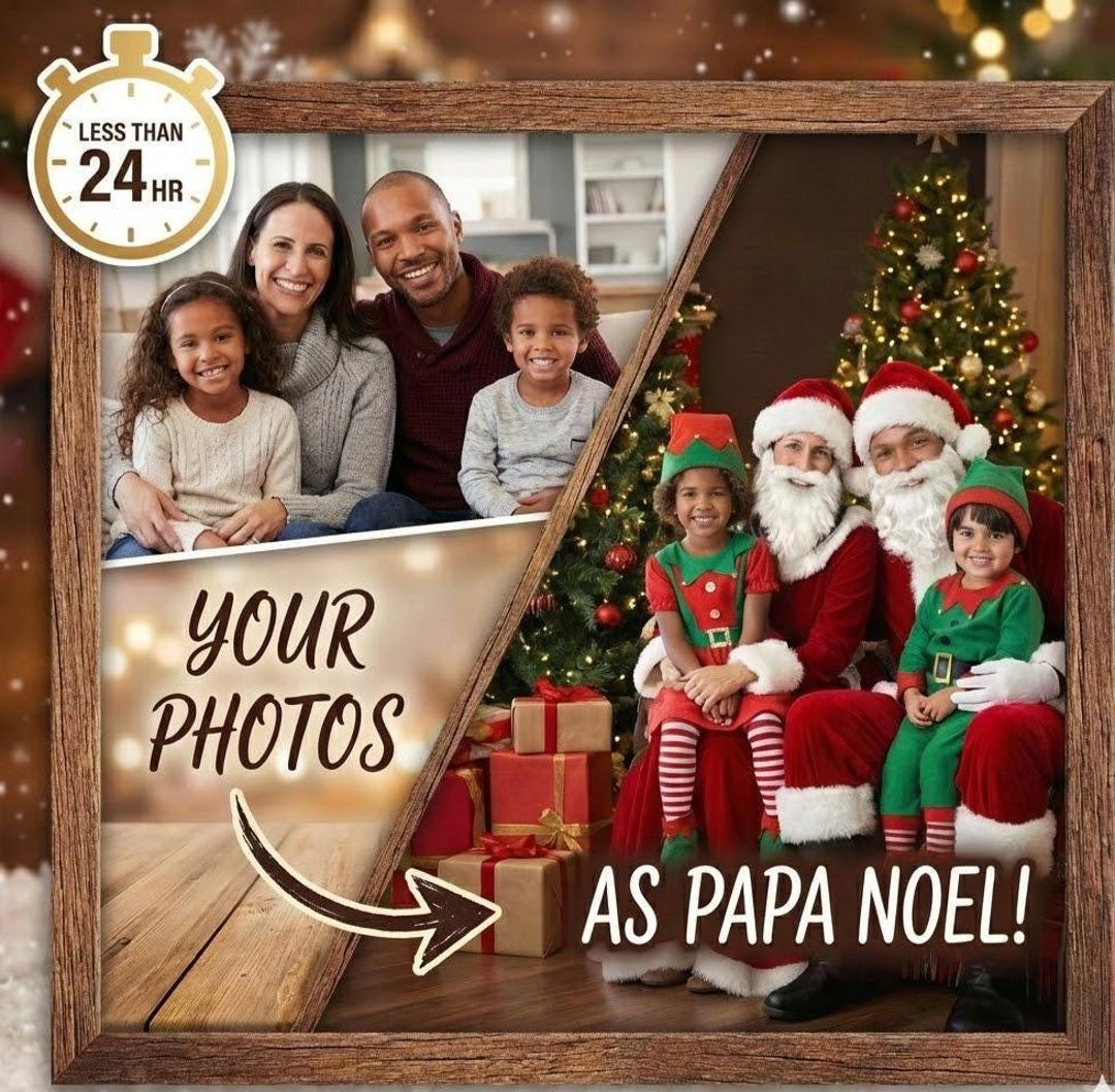 Dress as Santa Clause Portrait for People, Kids, Couple, Family, Pets ...