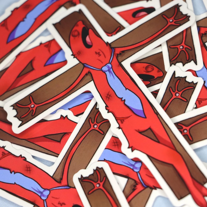 Alan Smiling Friends Crucified - Etsy