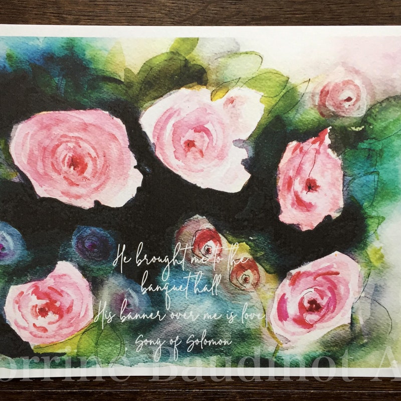 His Banner Over Me - Etsy