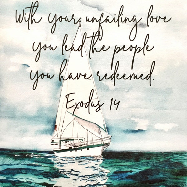 Nautical Bible Verse - Etsy