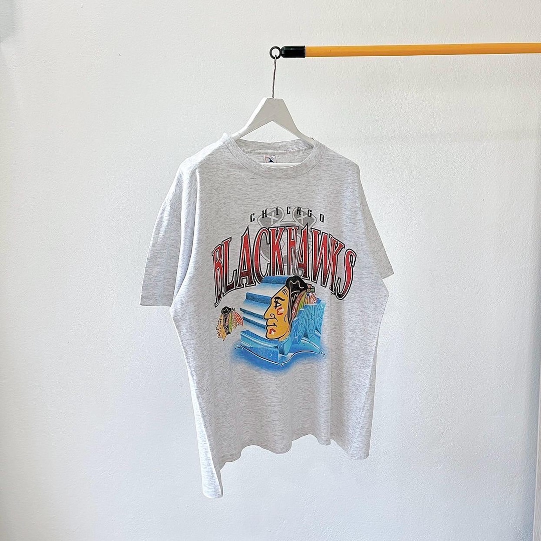 Vintage 1990s Delta USA/ Chicago Blackhawks NHL T-shirt/ Size XL - Etsy