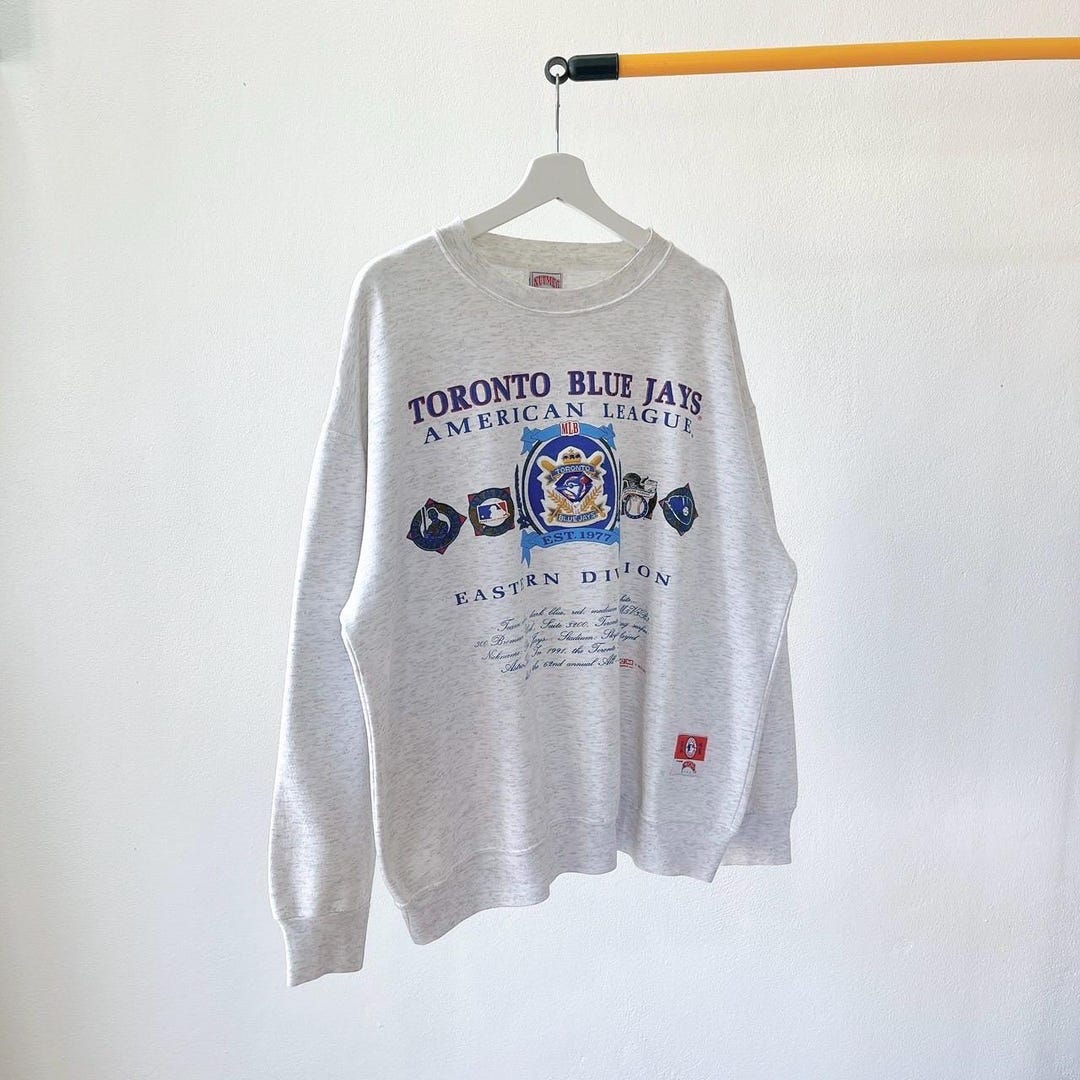 Vintage 1990s Nutmeg Mills X CCM/ Toronto Blue Jays MLB Sweatshirt ...
