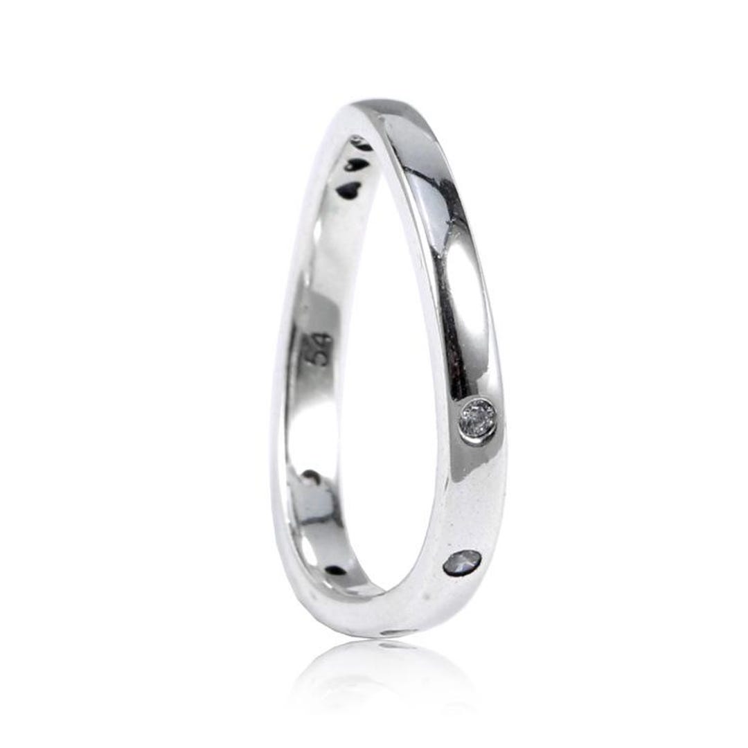 Pandora Swirling Droplets Stacking Ring ~ WITH POUCH - Etsy