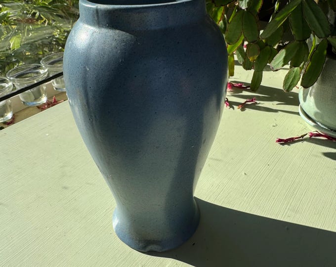 Cornflower Blue Vase From 1930s’ Potlatch Pottery Company in Seattle ...