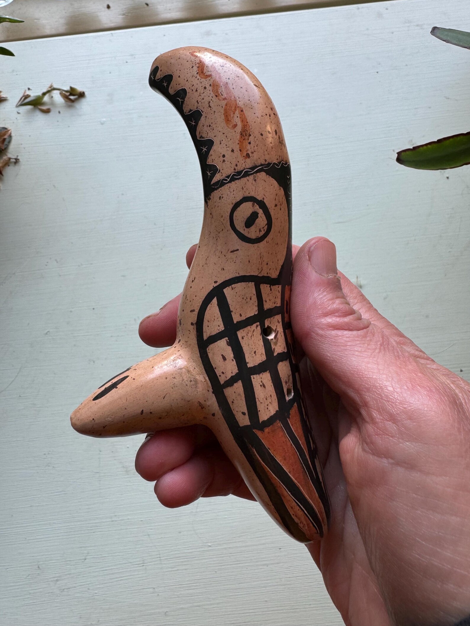 Vintage Pottery Toucan Ocarina From Costa Rico - Etsy