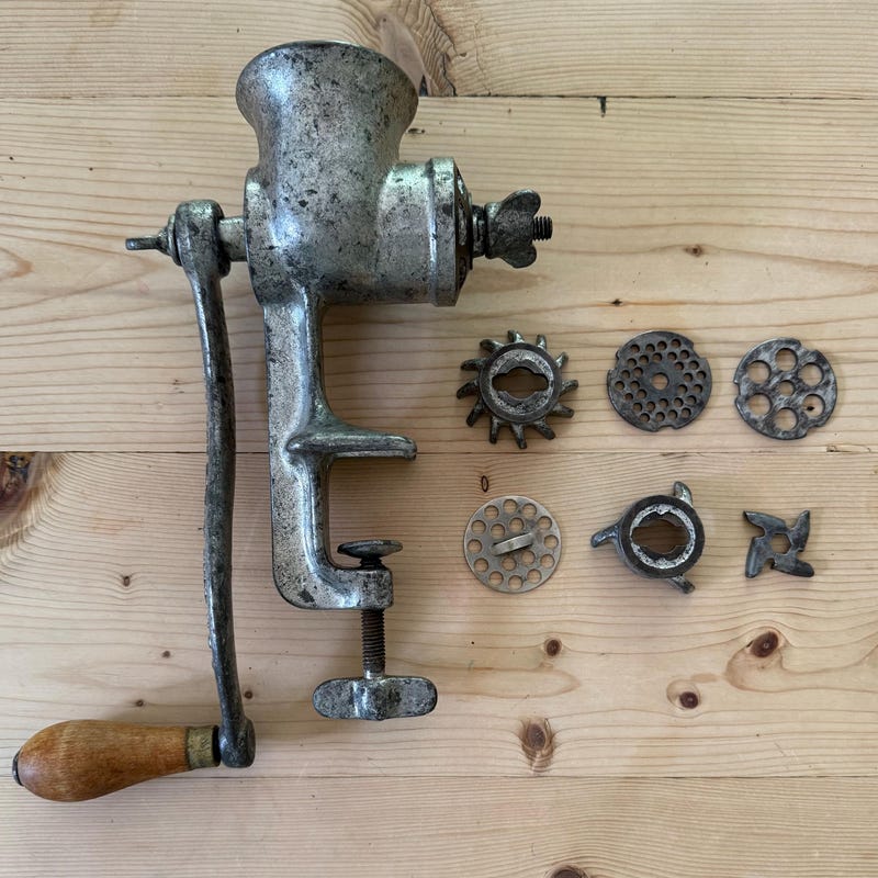 Antique Meat Grinder - Etsy