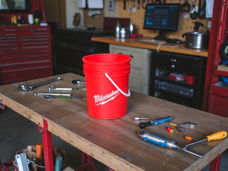 Milwaukee Inspired Bucket – Tool Storage & Organizer – Workshop ...