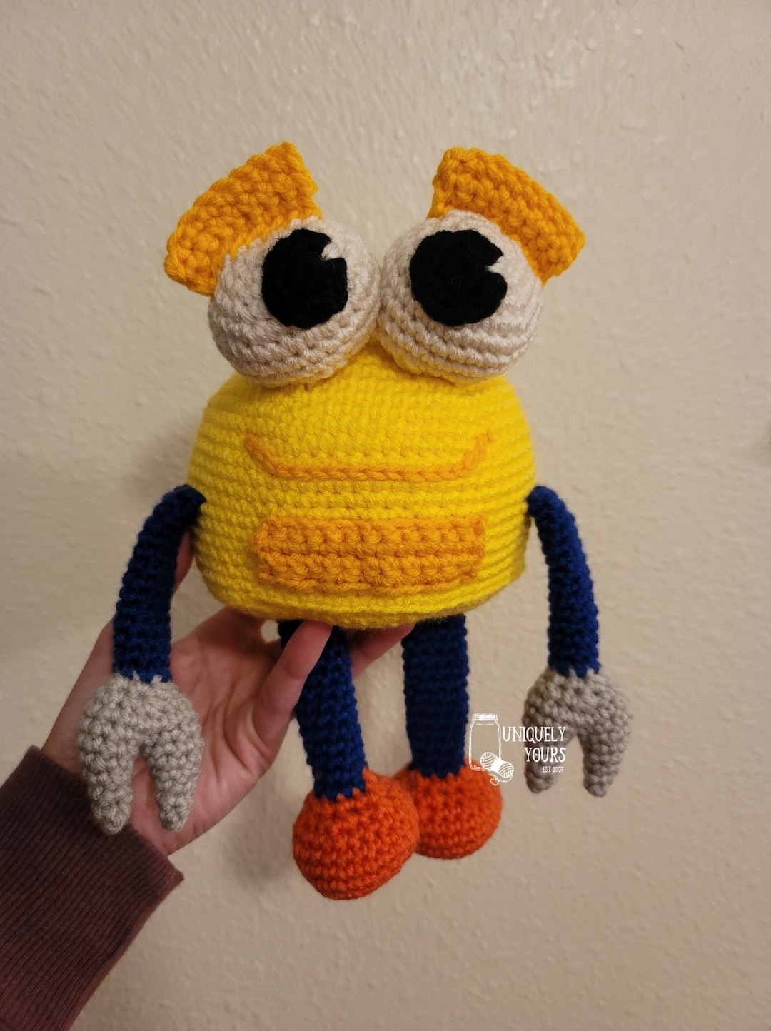 Yellow Storybot Digital Pattern - Etsy