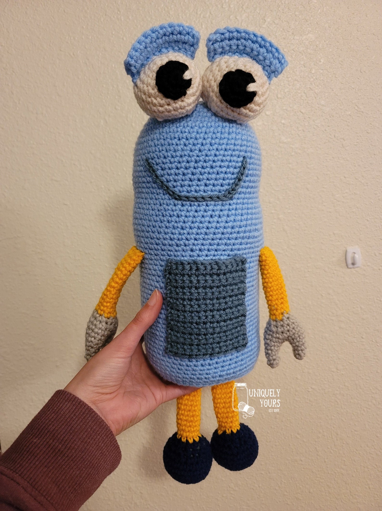 Blue Story Bot Digital Pattern - Etsy UK