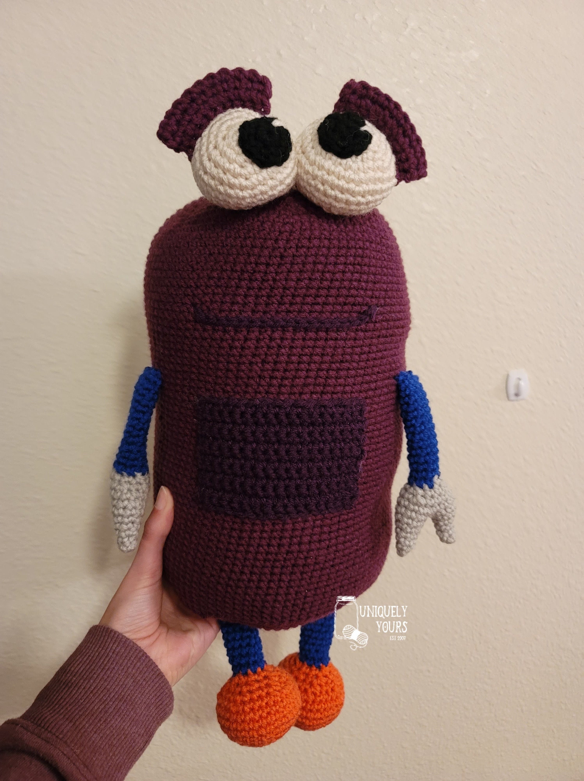Purple Story Bot Digital Pattern - Etsy