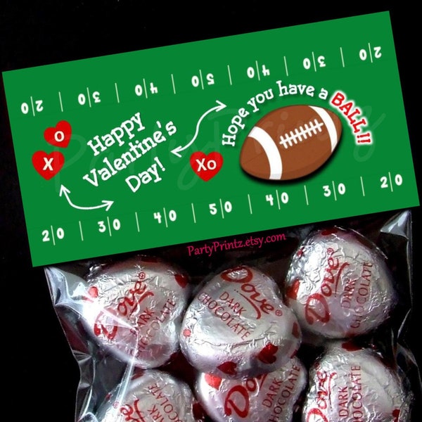 Football Valentine - Etsy