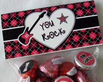 You Rock Valentine Printable - Etsy