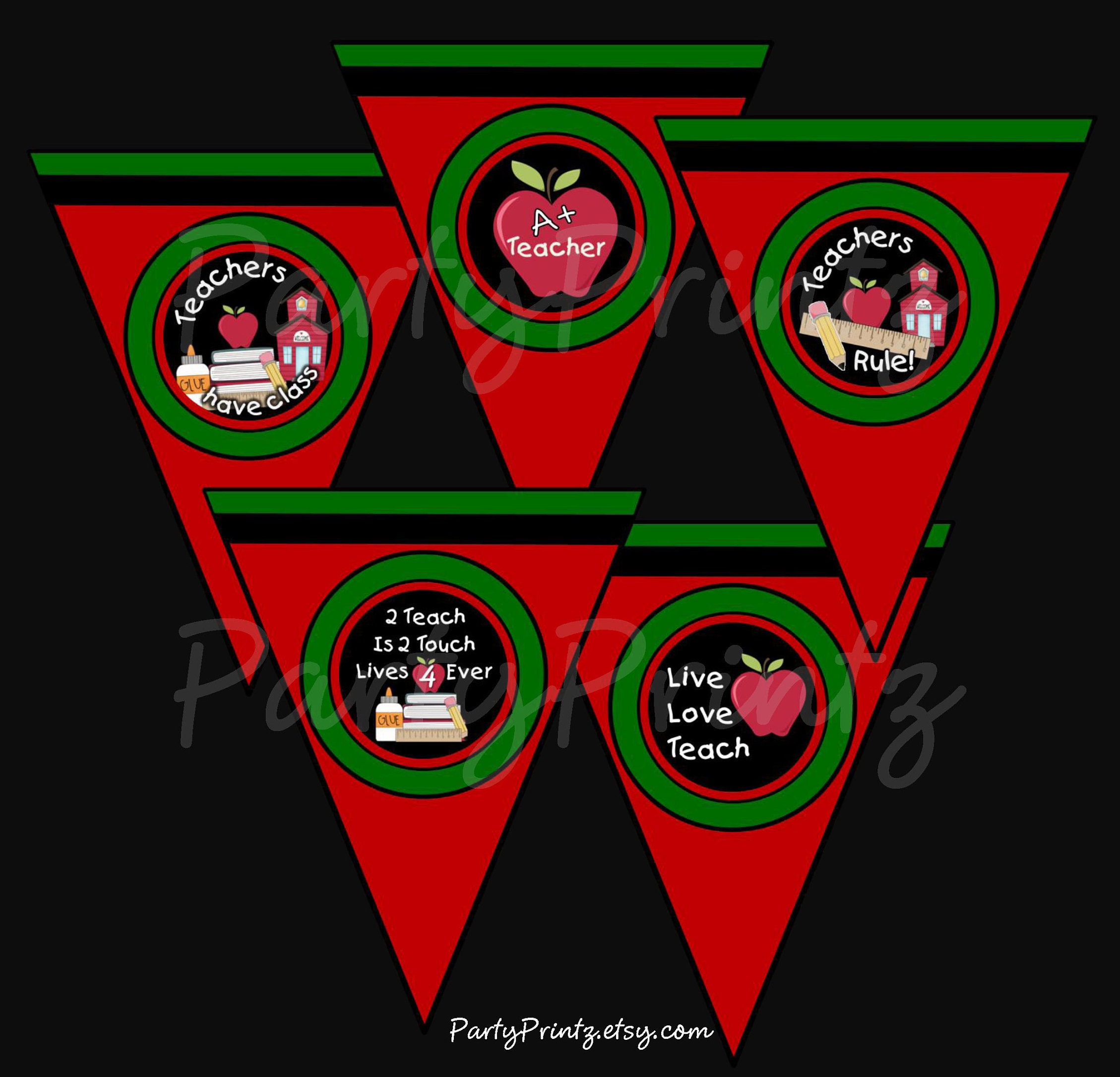 INSTANT DOWNLOAD Printable Back to School Teacher Appreciation Cupcake ...