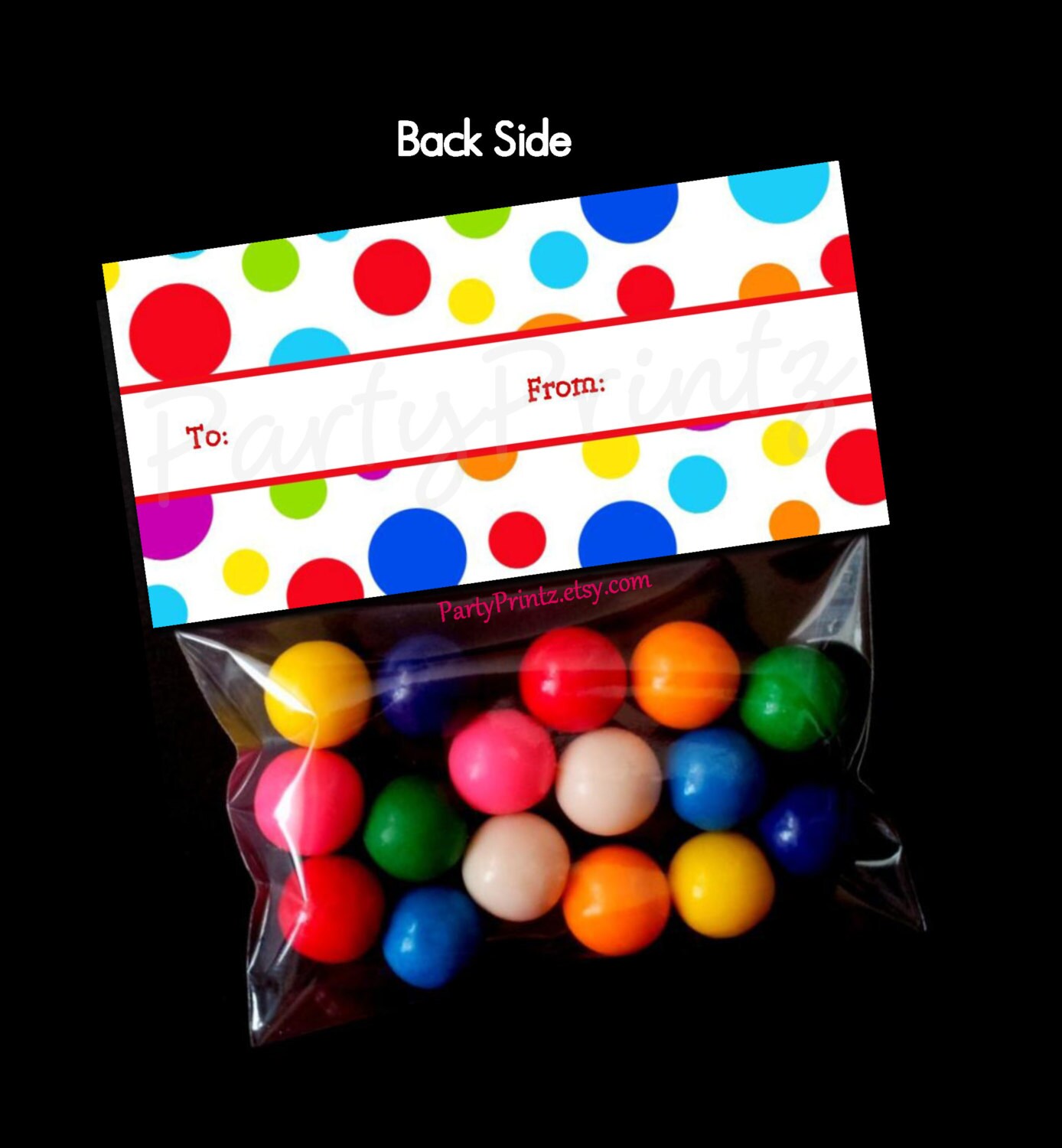 INSTANT DOWNLOAD Printable Treat Bag Toppers I Chews You | Etsy