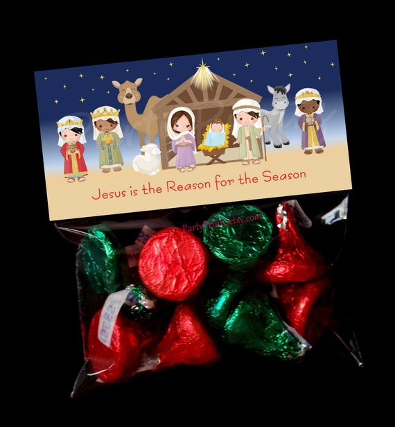 INSTANT DOWNLOAD - Jesus is the Reason for the Season - Printable Treat ...