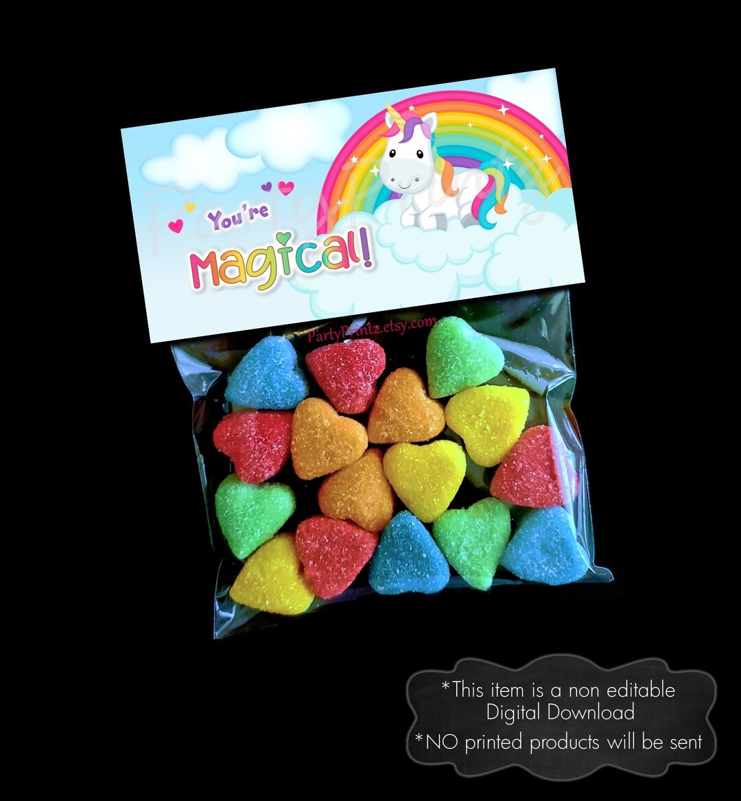 Valentine Printable Treat Bag Topper - INSTANT DOWNLOAD - You're ...