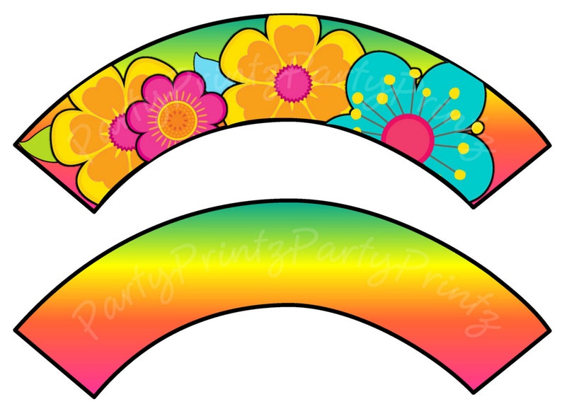 INSTANT DOWNLOAD - Printable - Cinco De Mayo Cupcake Toppers & Wrappers ...