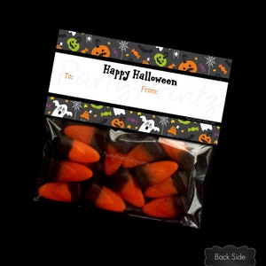 INSTANT DOWNLOAD - Rotten Pumpkin Teeth - Halloween Treat Bag Toppers ...