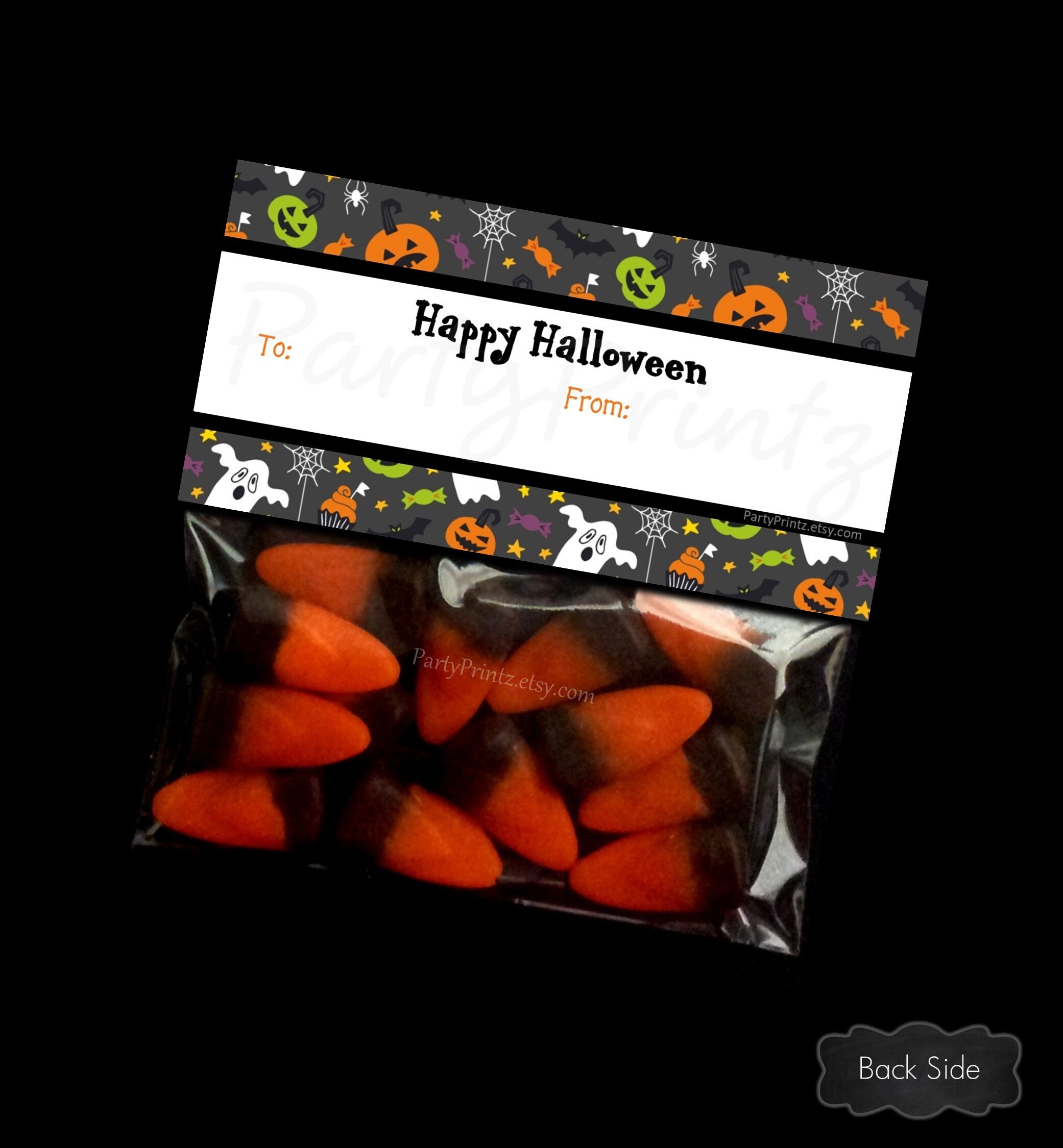 INSTANT DOWNLOAD Rotten Pumpkin Teeth Halloween Treat Bag | Etsy