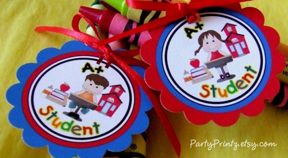 INSTANT DOWNLOAD - Printable - School or Student Theme - Cupcake ...