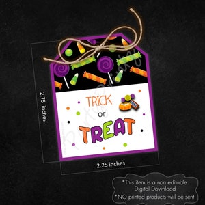 INSTANT DOWNLOAD Printable Tags Happy Halloween Cookie Treat Tags Pdf ...