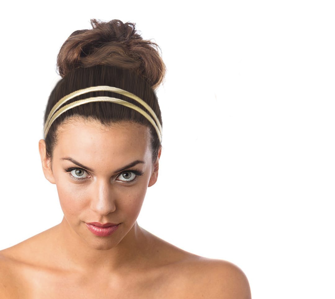 Vintage Flair Double Band Women’s Headband - Adjustable & Comfortable ...