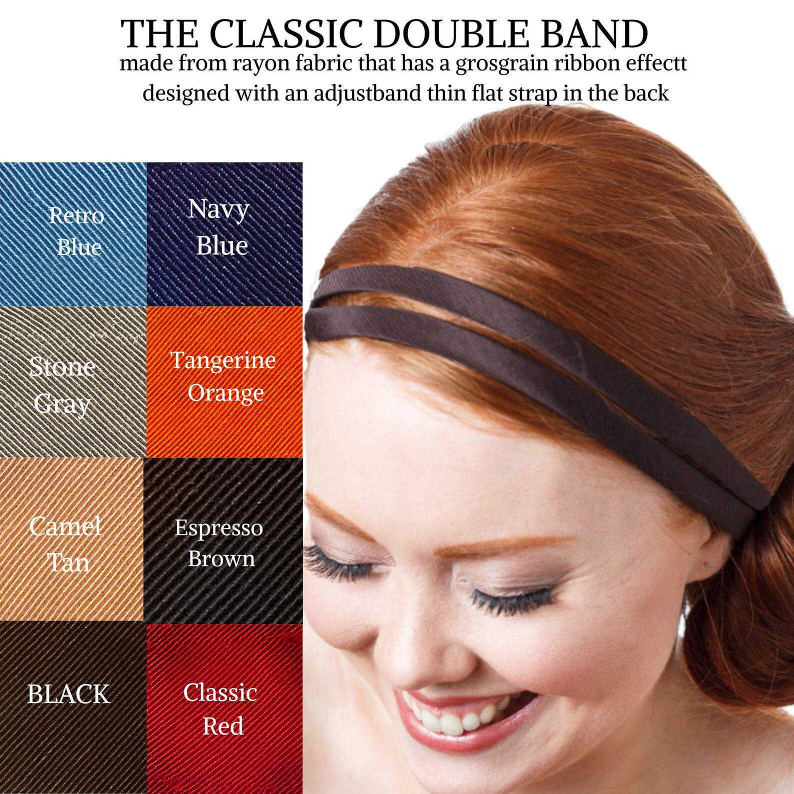 Double Headband, Hair Band for Women - Etsy