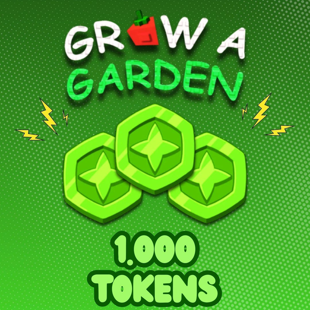 Grow A Garden Trade Token - 1000 Tokens | Cheap Fast Easy - Etsy