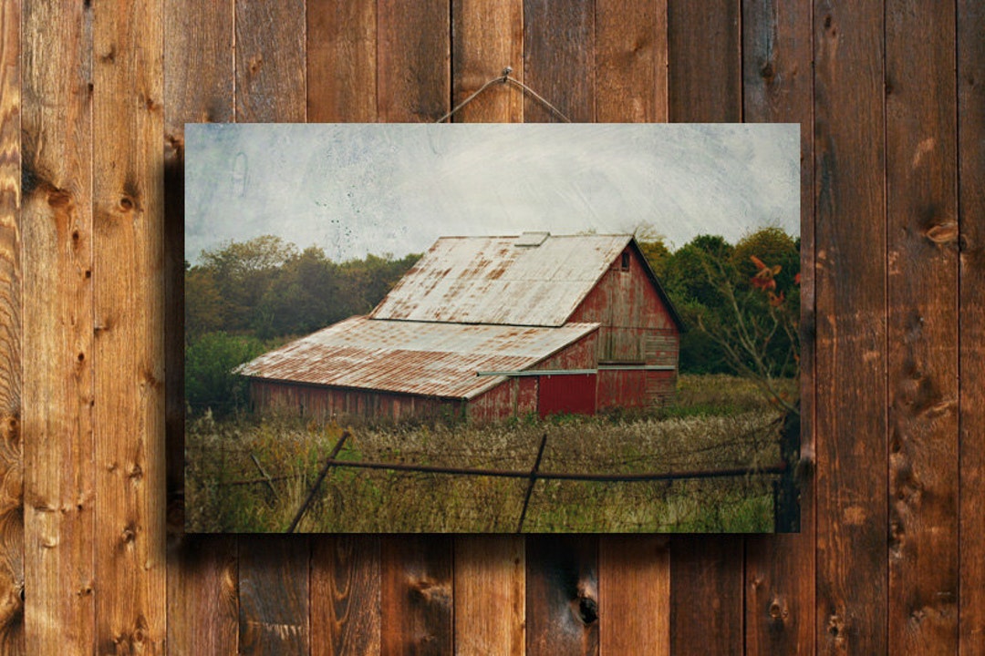 Fall Barn Autumn Barn Barn Photography Old Barn - Etsy