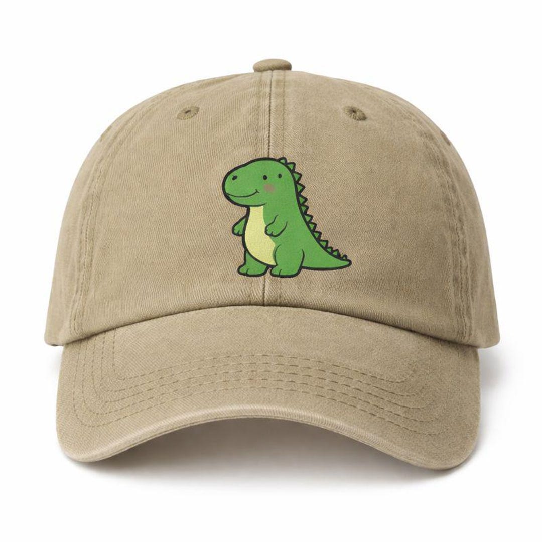 Custom Cute Dinosaur Embroidered Hat for Animal Lovers Gift, Playful ...