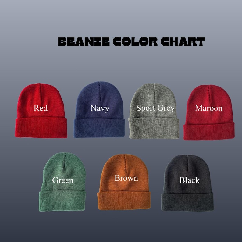 Custom Embroidered Deer Beanie Minimal Woodland Animal Illustration ...