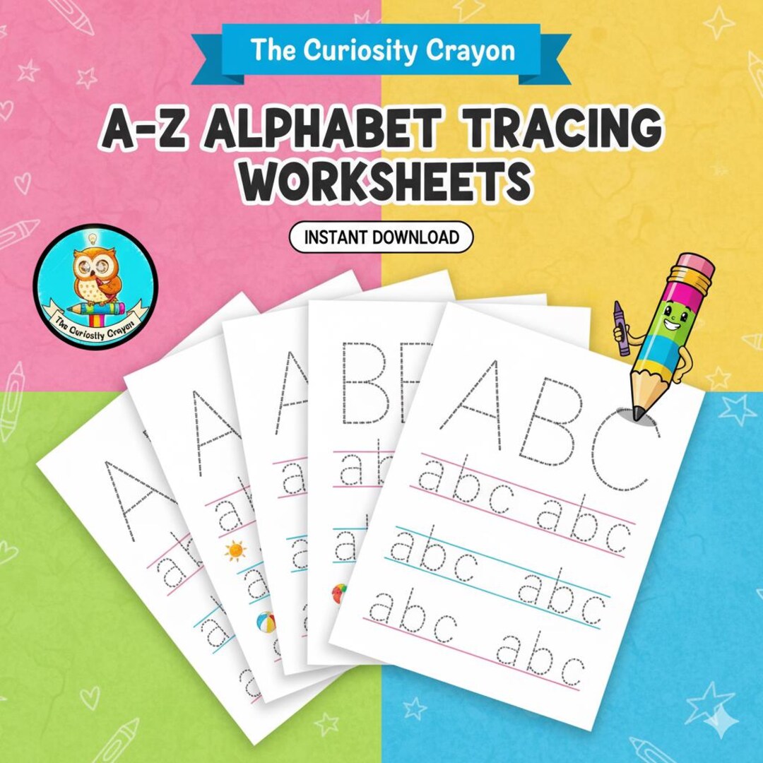 Ultimate A-Z Alphabet Tracing Bundle | Complete Preschool ...